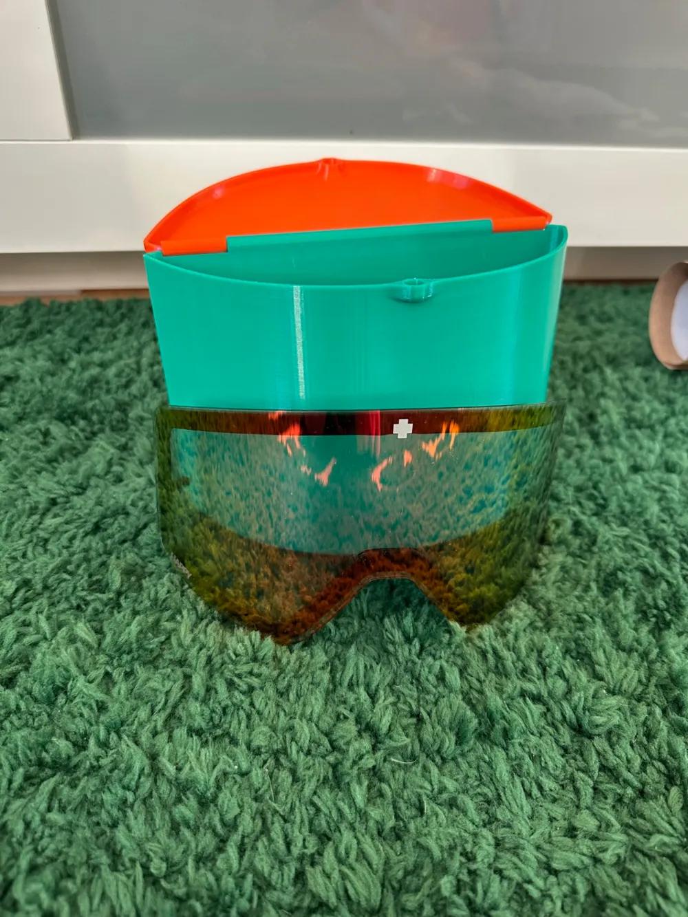 Ski Goggle Lens Case / Storage Box with Lid - Free 3D Print Model ...