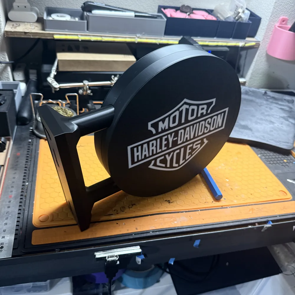 HarleyDavidson Pub Sign Interchangeable Faceplates - Free 3D Print ...