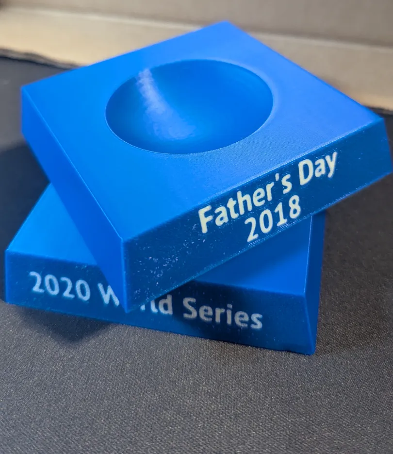 Customizable Baseball Stand Base by Euclid Do It MakerWorld: Download ...