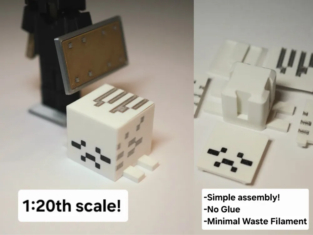 Minecraft Dried Ghast (1:20th Scale) by Tyron_Makes_Stuff MakerWorld ...