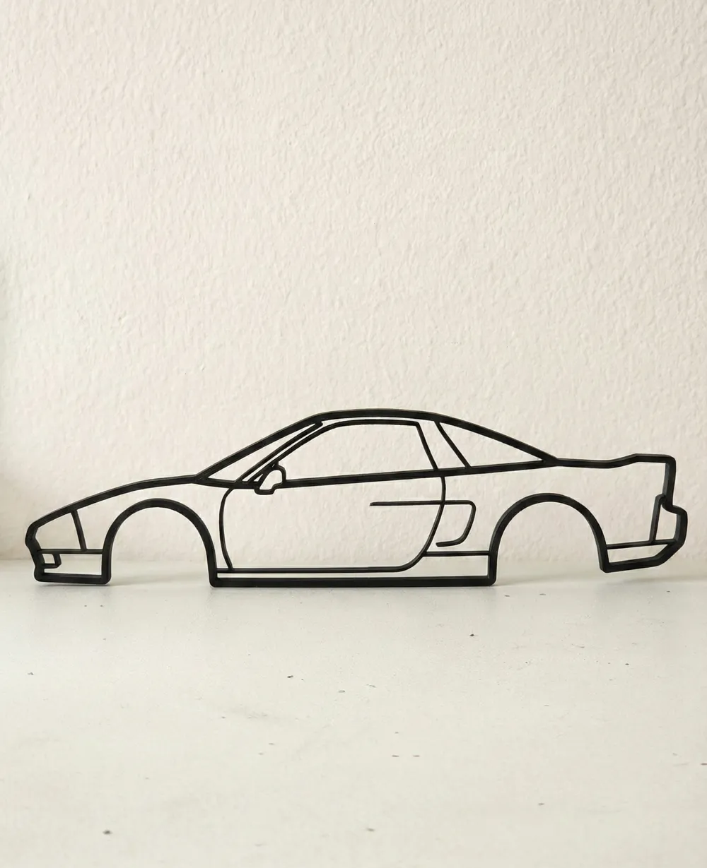 NSX First Gen 2D Wall Art Honda/Acura - Free 3D Print Model - MakerWorld