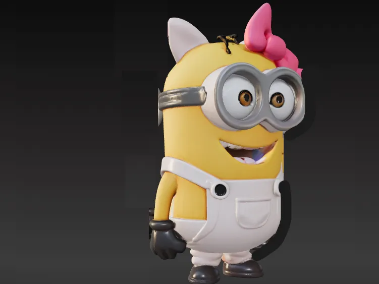 Minion Hello Kitty - Encuentro de Dos Mundos por Neoflix3d - MakerWorld