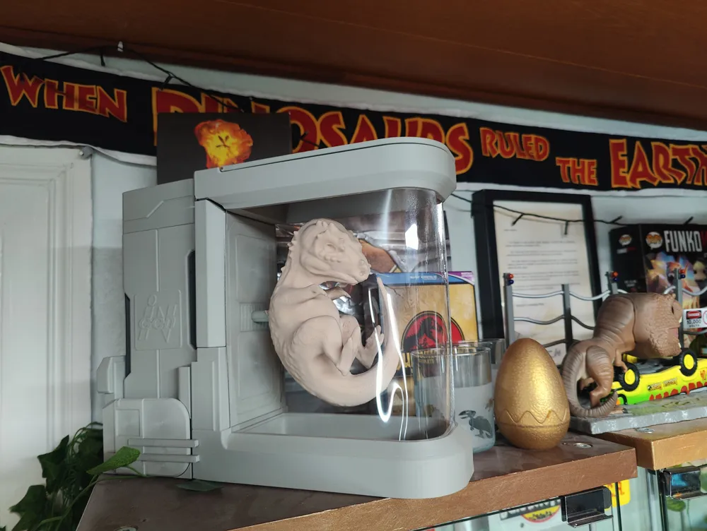 JURASSIC WORLD EMBRYO DISPLAY - Free 3D Print Model - MakerWorld