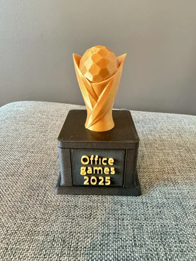 Trophinity: Football Trophy - Free 3D Print Model - MakerWorld