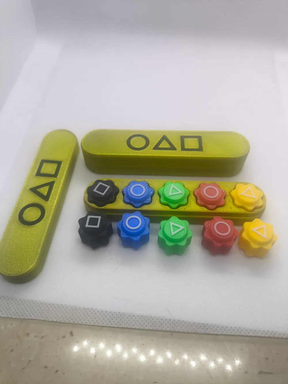Squid Game Gonggi + Case box Golden by user_660570892 MakerWorld ...