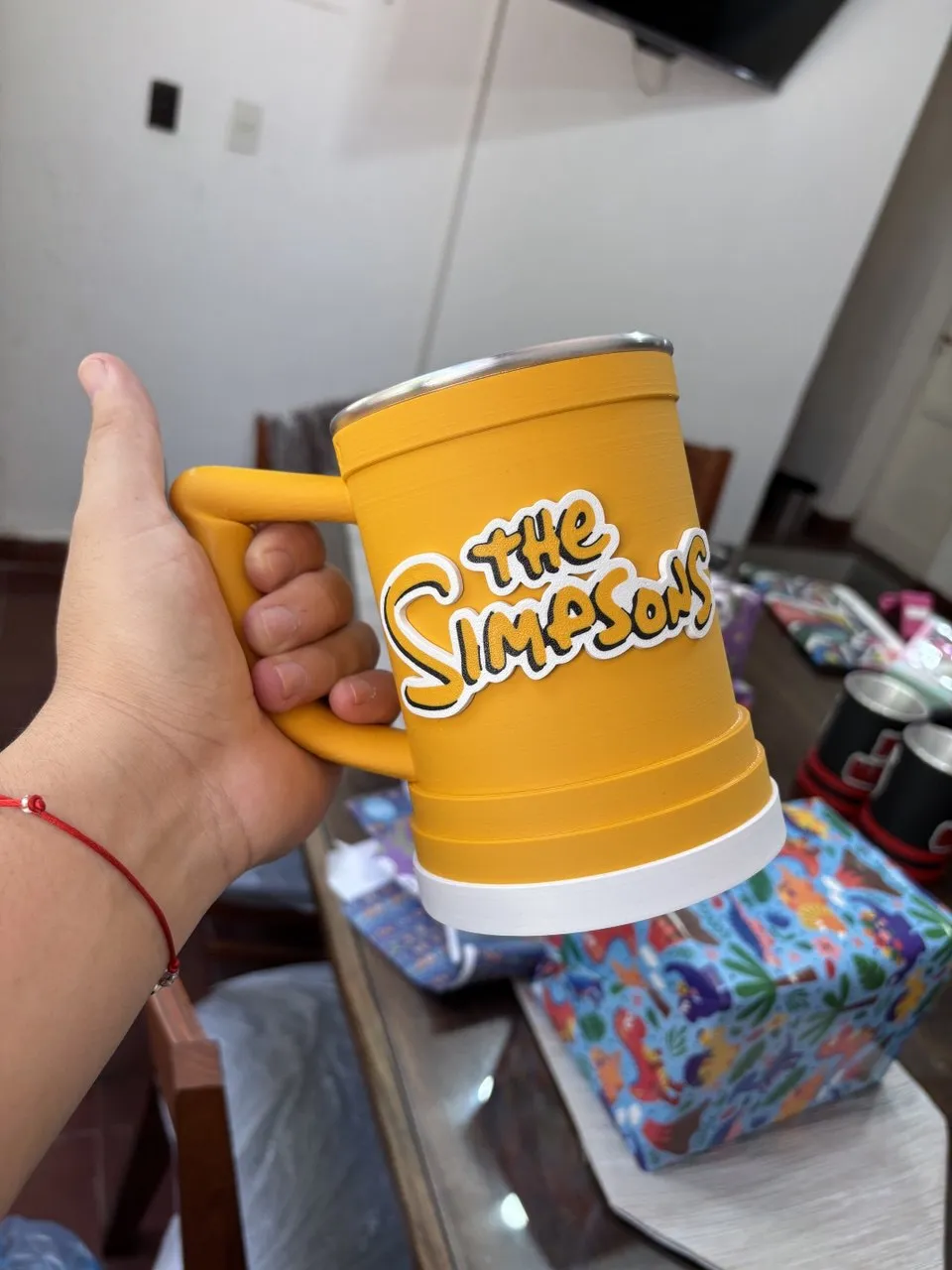 Simpsons Chop Mug Glass - Free 3D Print Model - MakerWorld