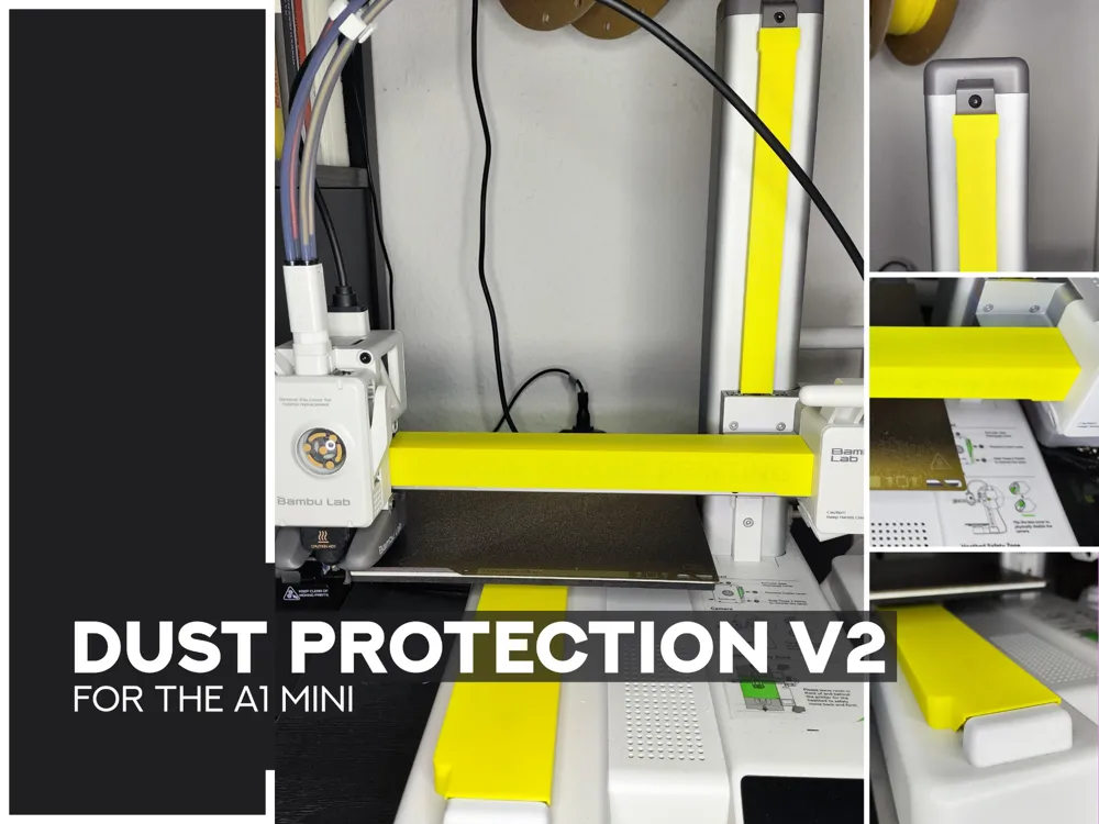 dust protection version 2 - A1 mini by NextLayerLines MakerWorld ...