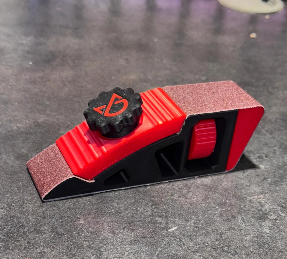 Sanding Block - Adjustable tensioner - Free 3D Print Model - MakerWorld