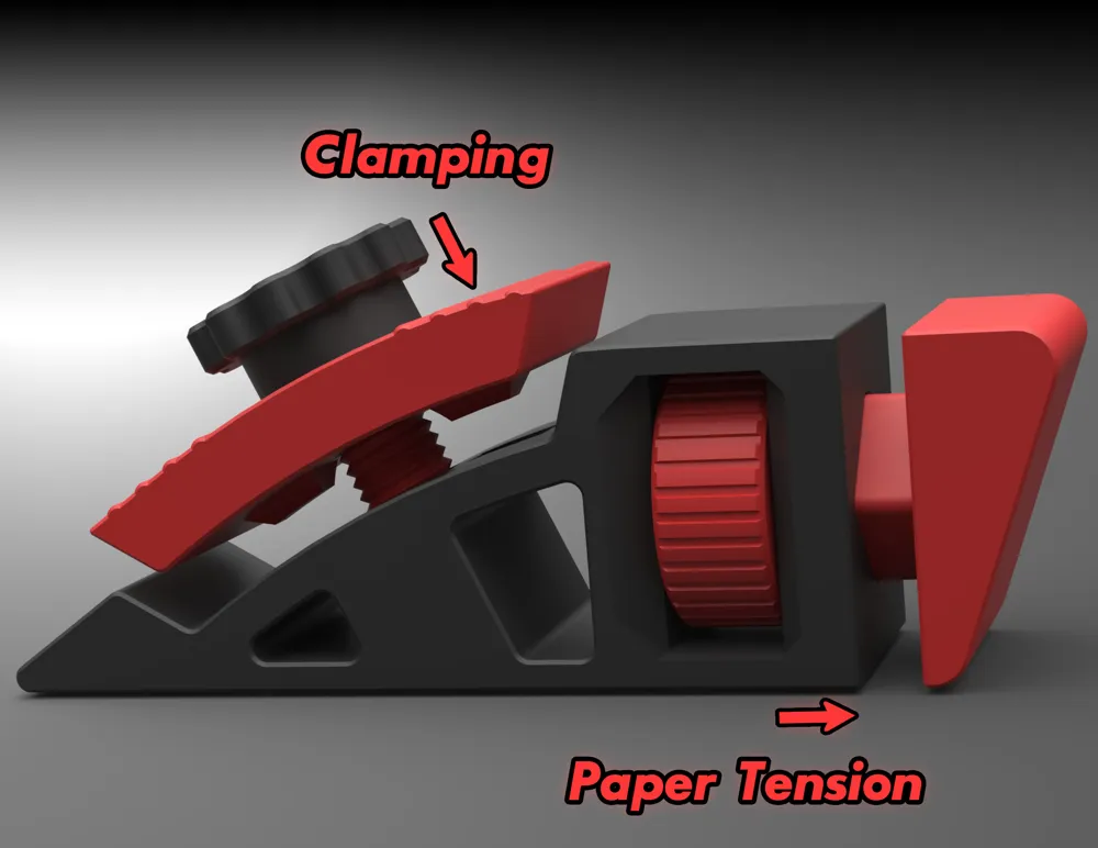 Sanding Block - Adjustable tensioner 38mm - Free 3D Print Model ...