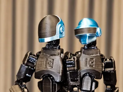 Dummy 13 Daft punk helmet and gloves by gobotoru MakerWorld: Download ...