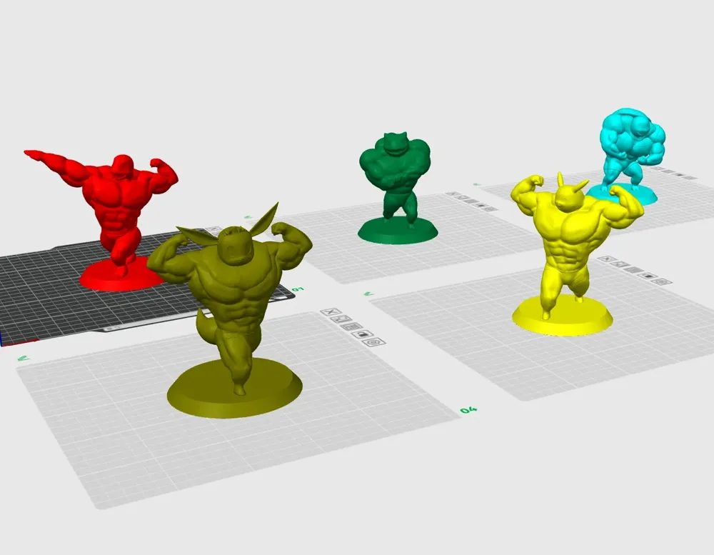 Pokémon - Muscular Version by Beyond-3D MakerWorld: Download Free 3D Models