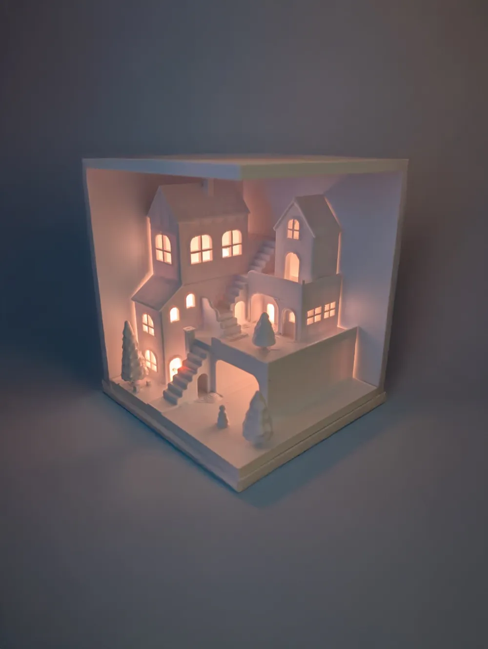 Winter Light Diorama – Christmas Village - LED by Leroyd MakerWorld ...