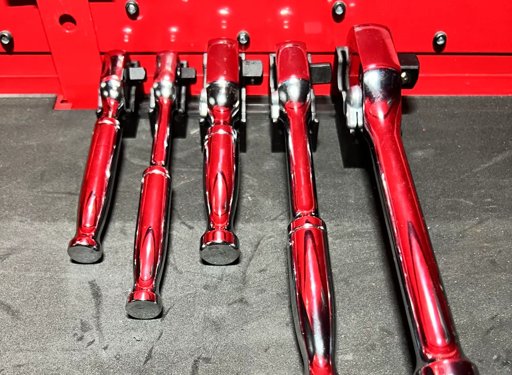 Magnetic Low Profile Ratchet Drive Organizer by digitalpoint - MakerWorld