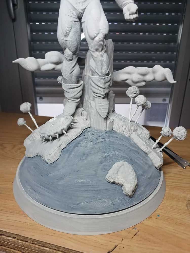 Diorama do Vegeta - Modelo gratuito para impressão 3D - MakerWorld