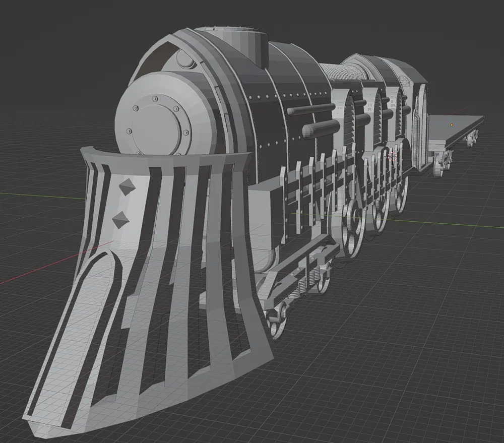 Gothic Sci-Fi Train by The_Signal MakerWorld: Download Free 3D Models