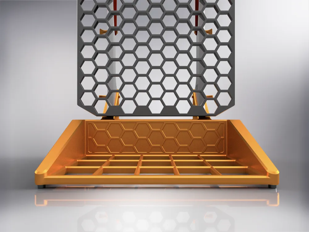 Gridfinity Base for KYZ HSW Display Stand - Large Remixed by KYZ Design ...