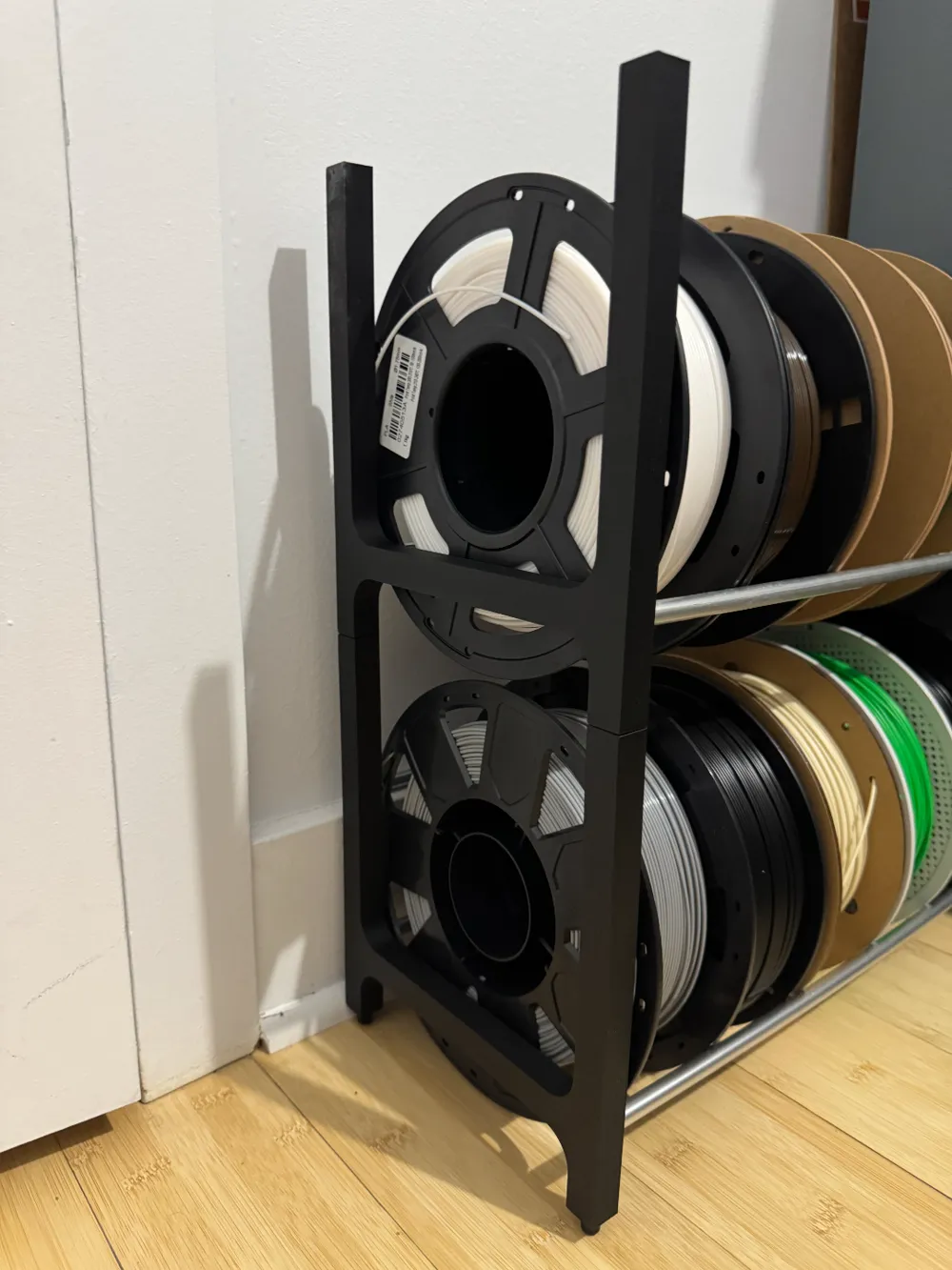 minimalist filament rack extendable by aymen.taarit - MakerWorld
