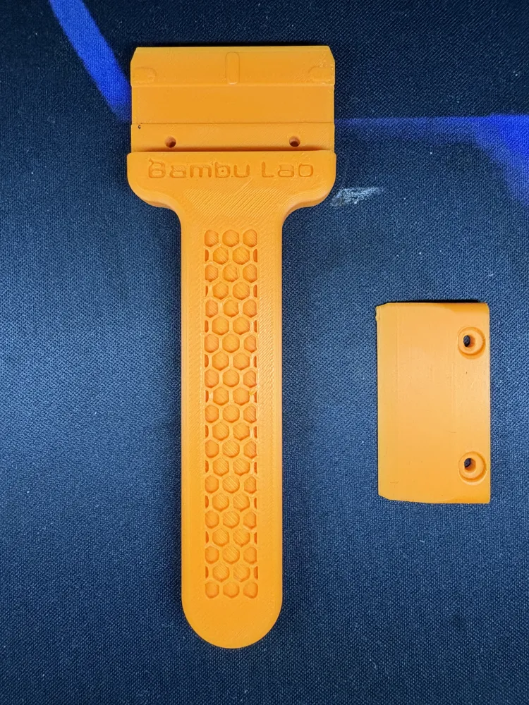 Bambu Bed Scraper for Universal Razor Blade - Free 3D Print Model ...