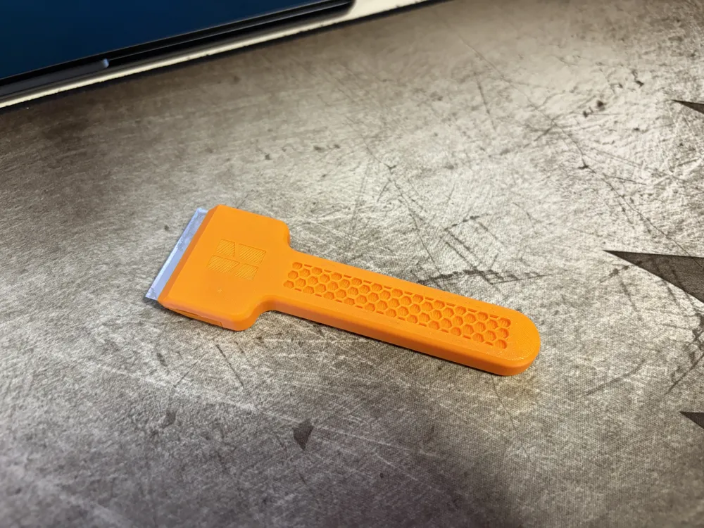 Bambu Bed Scraper for Universal Razor Blade - Free 3D Print Model ...