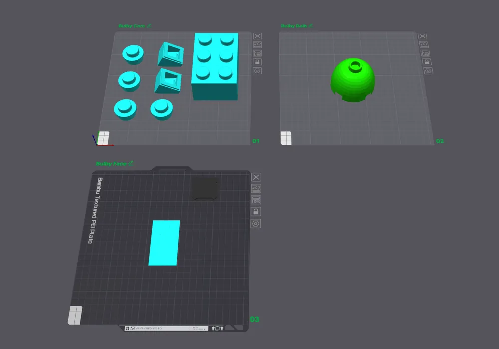 Big Brick Bulbasaur " Durpymon " by Pokéman3D MakerWorld: Download Free ...