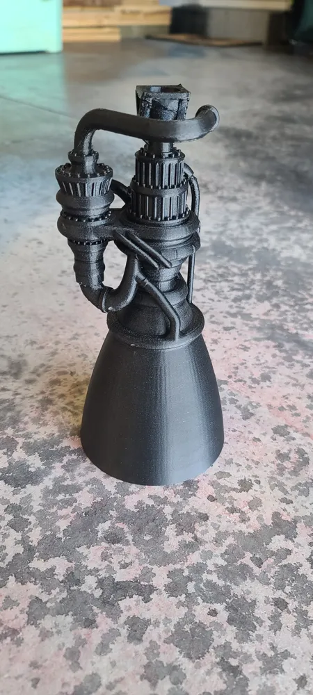 Space X Raptor 3 Rocket Engine |Society ROAR 3D - MakerWorld 3D Model ...