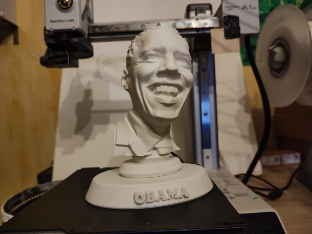 Barack Obama Bust by Classic 2.5 - MakerWorld