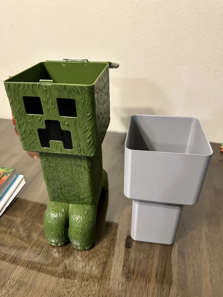 Fandango Minecraft Creeper Popcorn Bucket Liner by Cudaman MakerWorld ...
