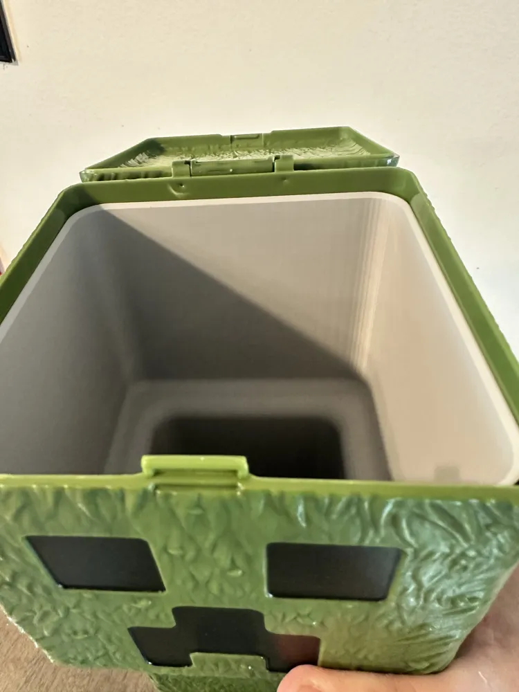 Fandango Minecraft Creeper Popcorn Bucket Liner by Cudaman MakerWorld ...