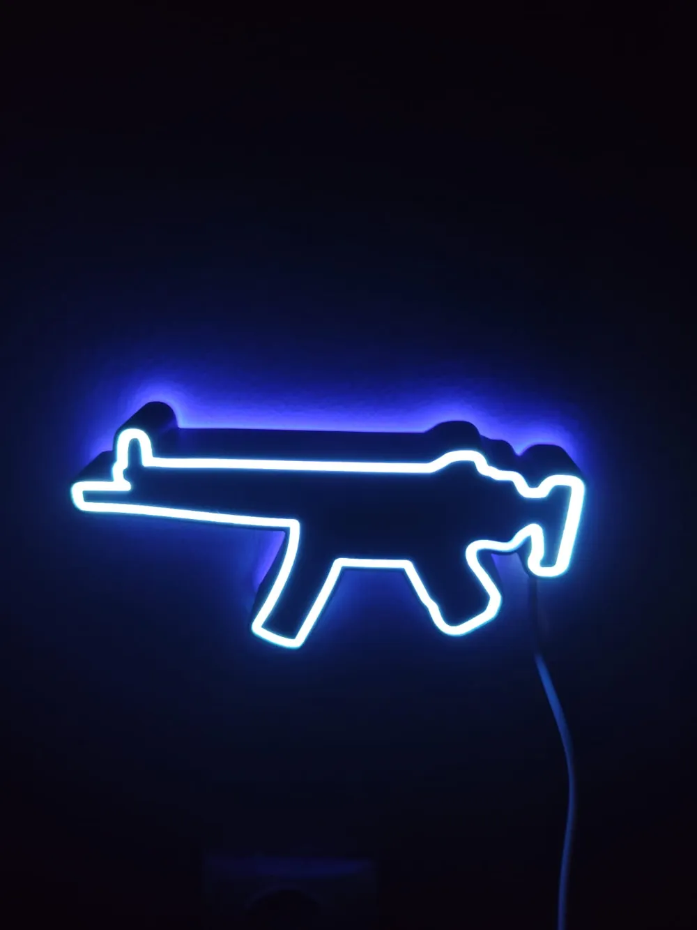 Call of Duty Zombies MP5 Wall gun lightbox by Infill3D MakerWorld ...