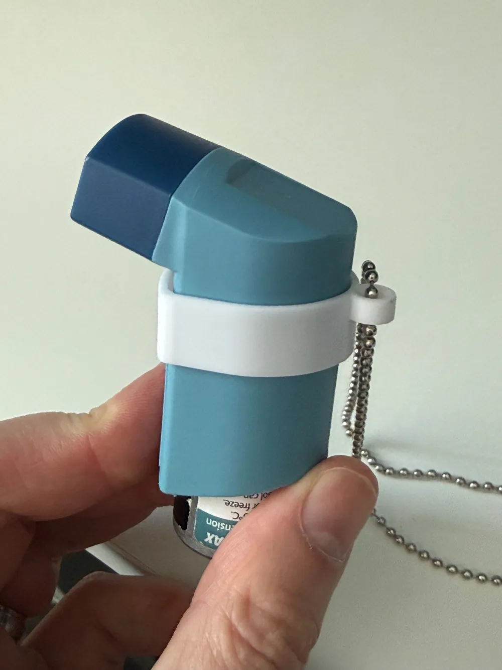 Simple Ventolin Inhaler / Puffer Neck Strap Holder - Free 3D Print ...