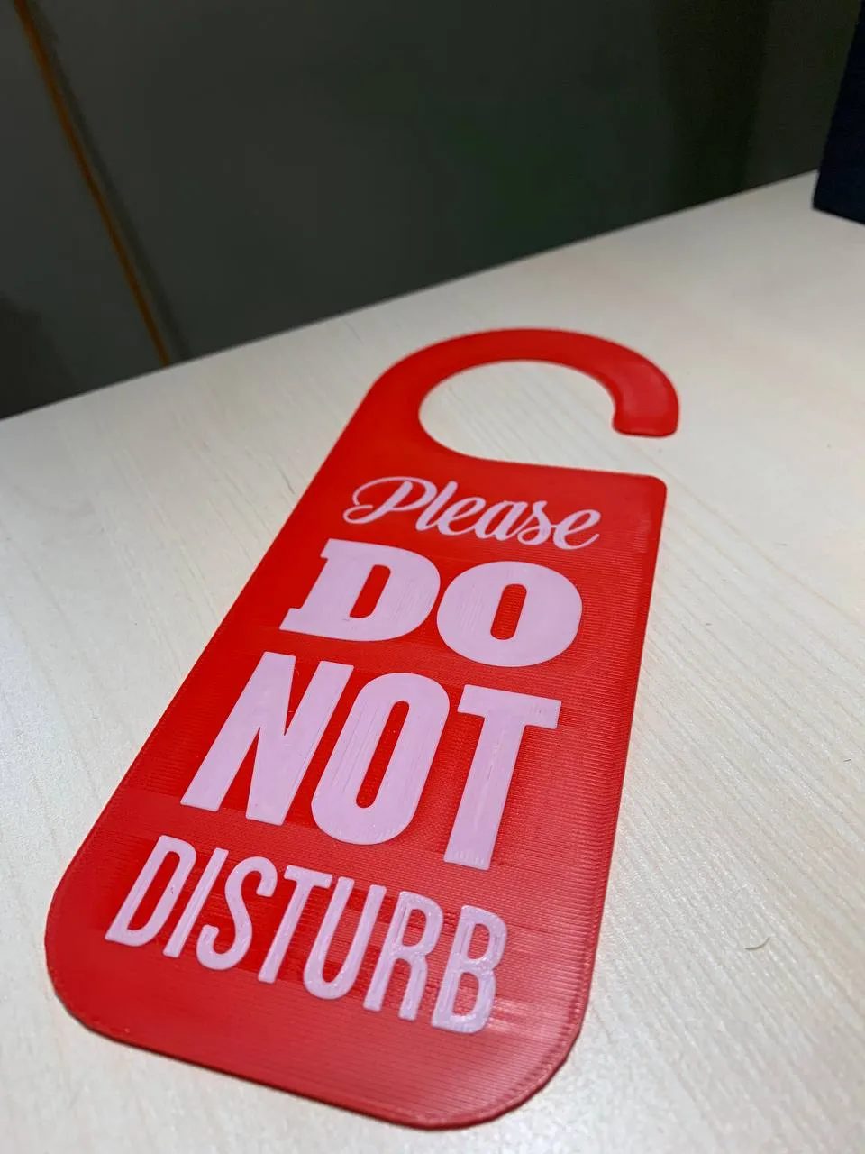 The 3D-Printed Door Tag for Peaceful Pauses (hotel and room) (do not ...
