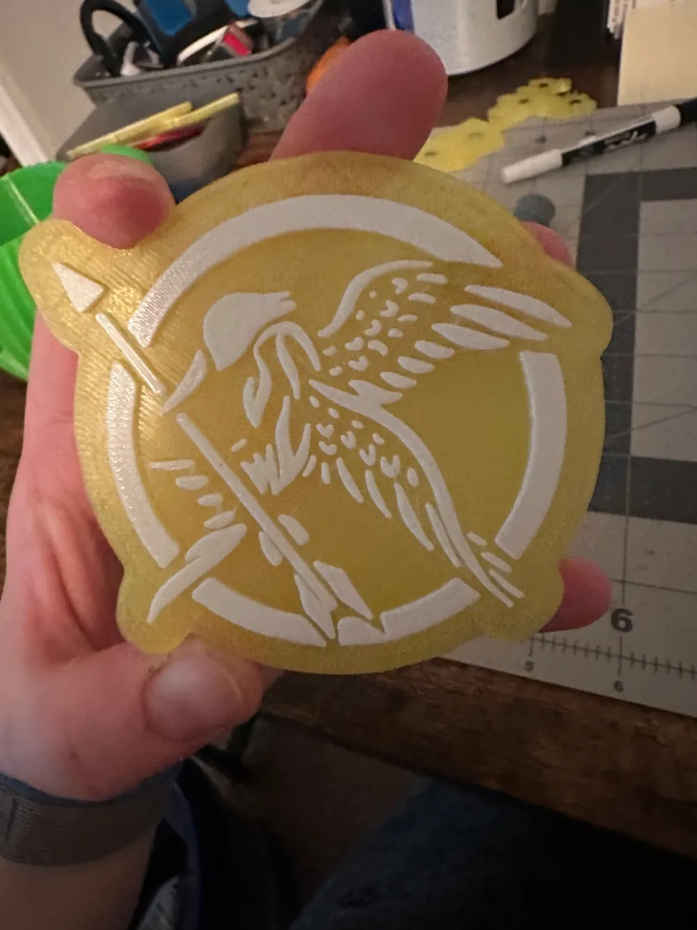 The Hunger Games Mockingjay Logo by goldiesvinyl - MakerWorld