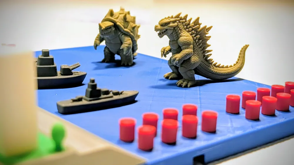 BATTLESHIP: KAIJU DEFENSE - board game toy - Free 3D Print Model ...