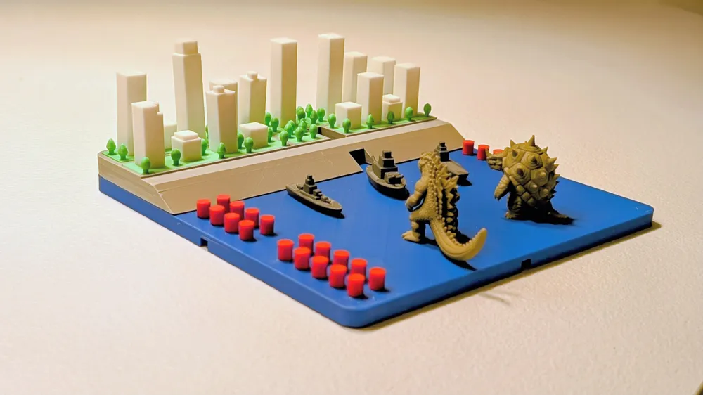 BATTLESHIP: KAIJU DEFENSE - board game toy - Free 3D Print Model ...