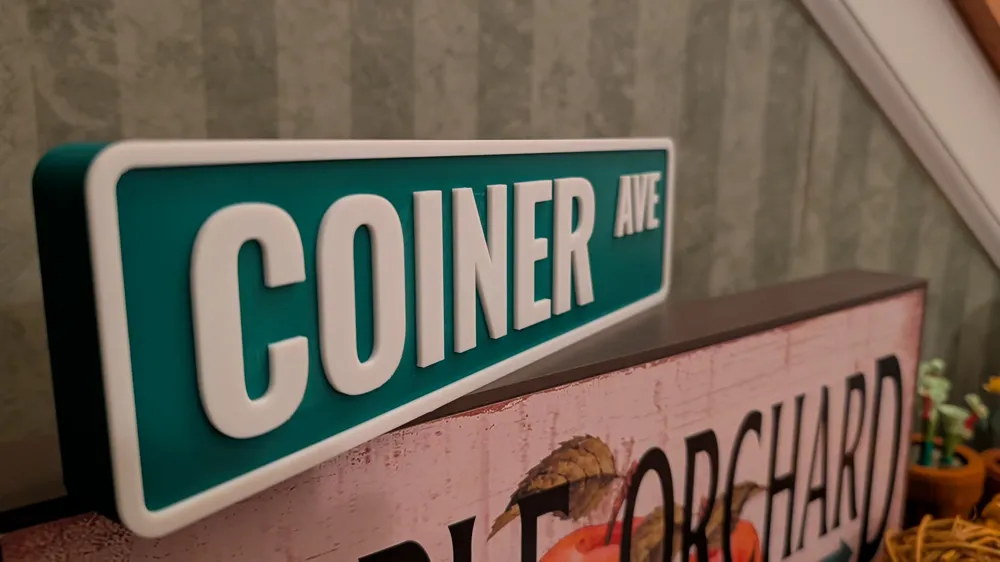 Parametric Street Sign - Fully Customizable - Free 3D Print Model ...