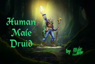 DND miniature Human Bartender 28mm scale by fb-artwork - MakerWorld