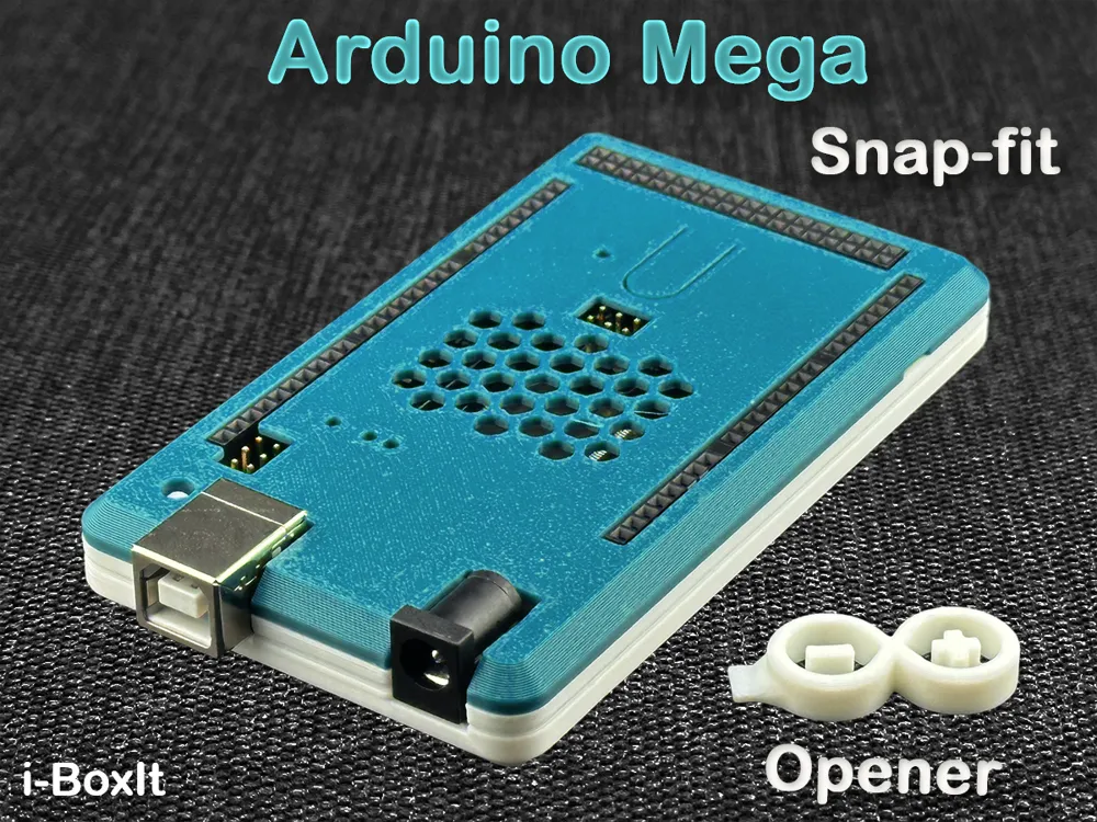 Arduino Mega Case - Snap-fit by i-BoxIt MakerWorld: Download Free 3D Models