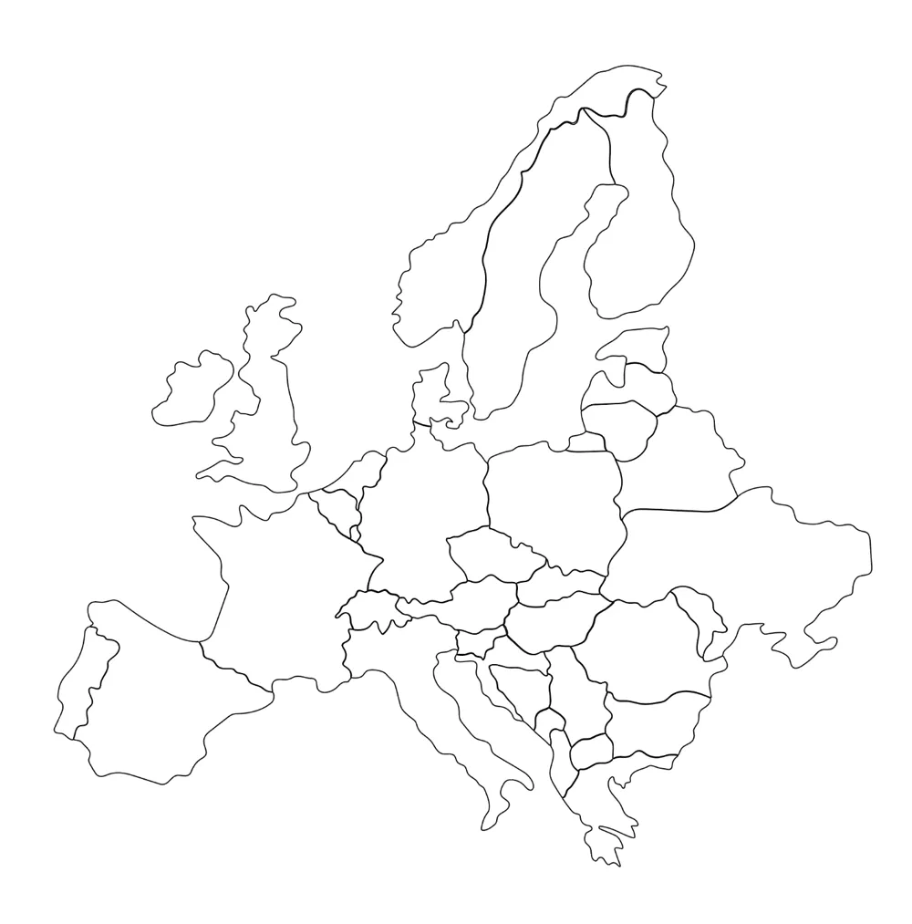 Europe Blind Map Puzzle - Study Game by Jakub Kasparek MakerWorld ...