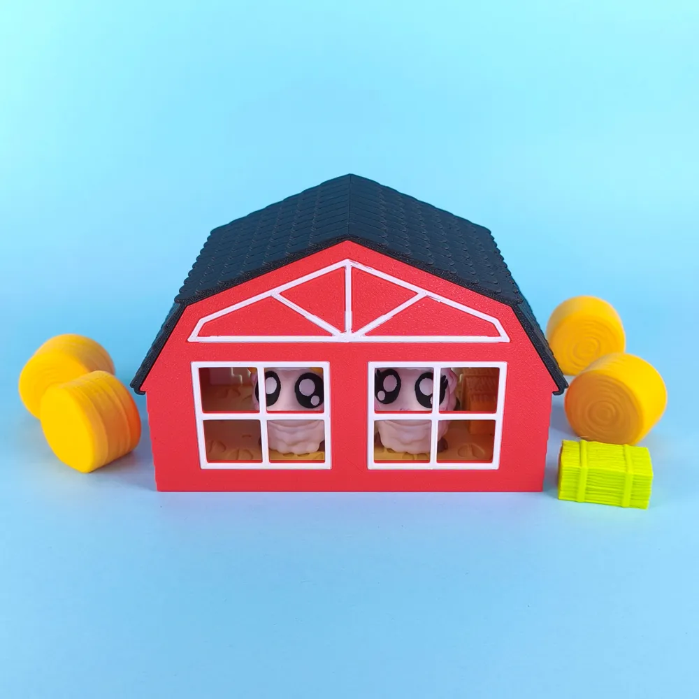 Diorama for Cute Flexi Animals, Sheep & Ram Farm - Free 3D Print Model ...