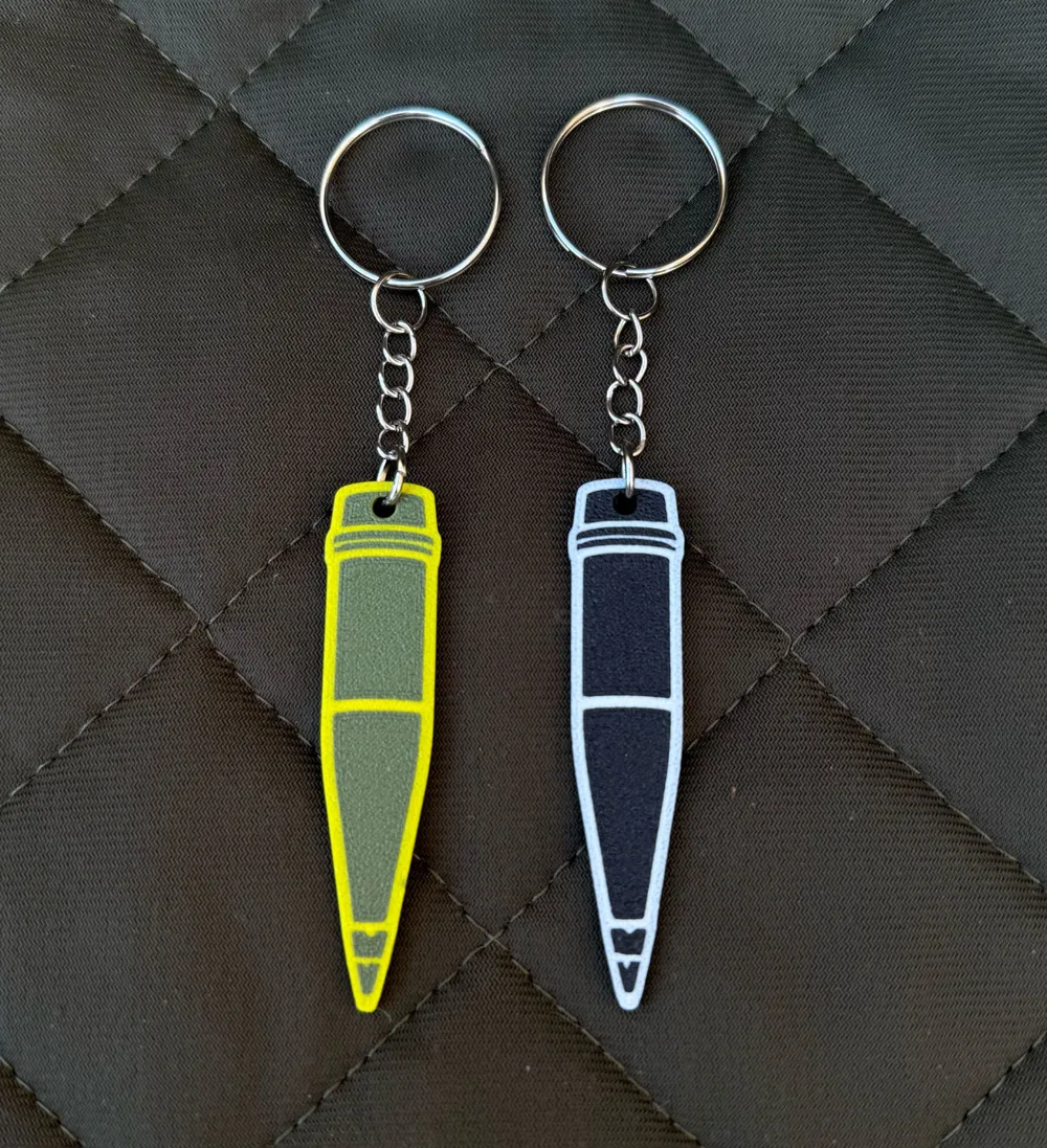 Artillery shell keychain by Picobello - MakerWorld