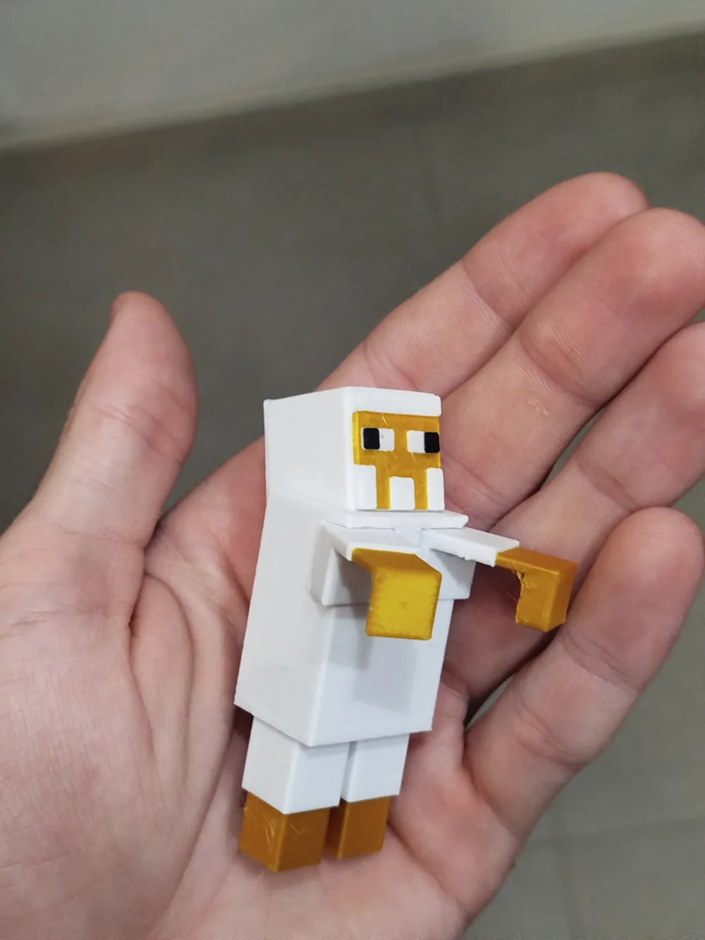 Minecraft Sheep Monitor Buddy (curved monitor) - Free 3D Print Model ...