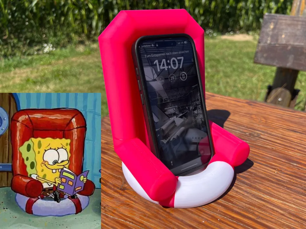 Spongebob Big Red Chair phone stand by elikoll - MakerWorld
