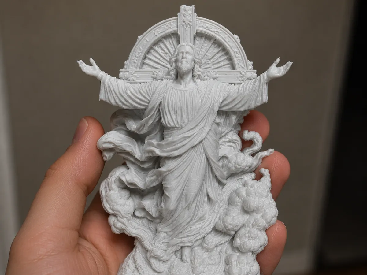 Jesus 3D Model Art - Free 3D Print Model - MakerWorld