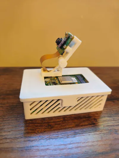 Raspberry Pi 5 AI Module Case with Camera Mount by HackMy* MakerWorld ...