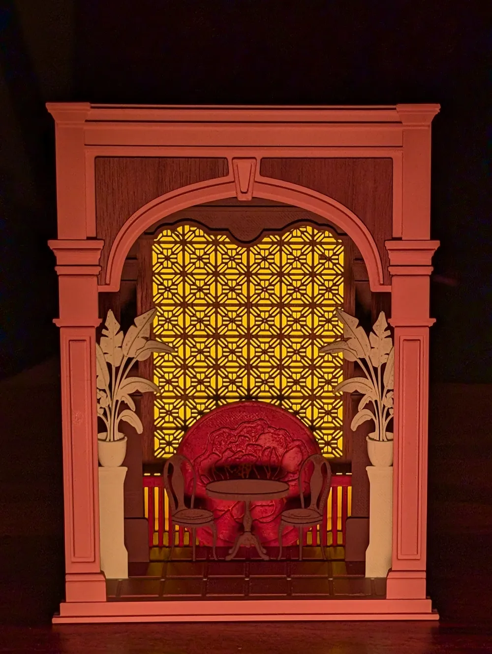 Peranakan Book Nook - Bambu Lab LED Backlight by Modular Mapping MakerWorld: Download Free 3D Models