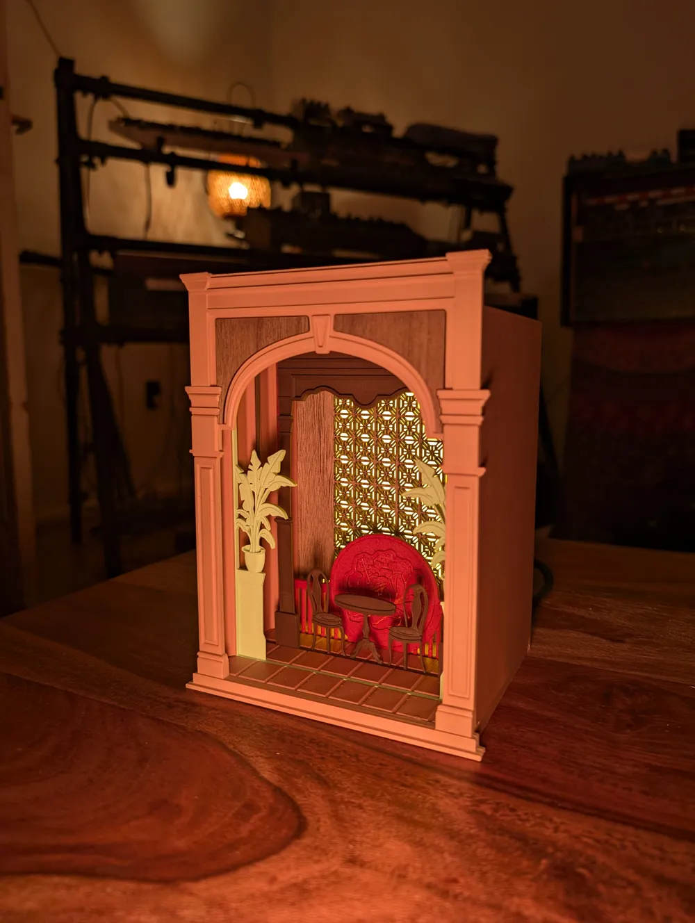 Peranakan Book Nook - Bambu Lab LED Backlight by Modular Mapping MakerWorld: Download Free 3D Models