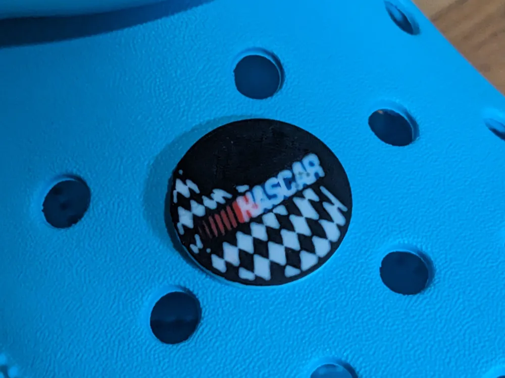 NASCAR Croc Charm by Penguin Prints MakerWorld: Download Free 3D Models