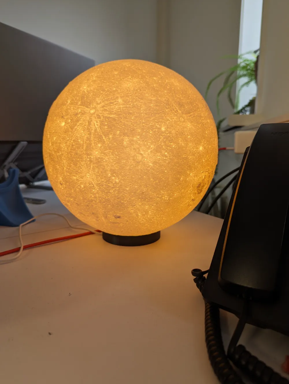 Stand for moon lamp with light 60mm by Avlastuin - MakerWorld