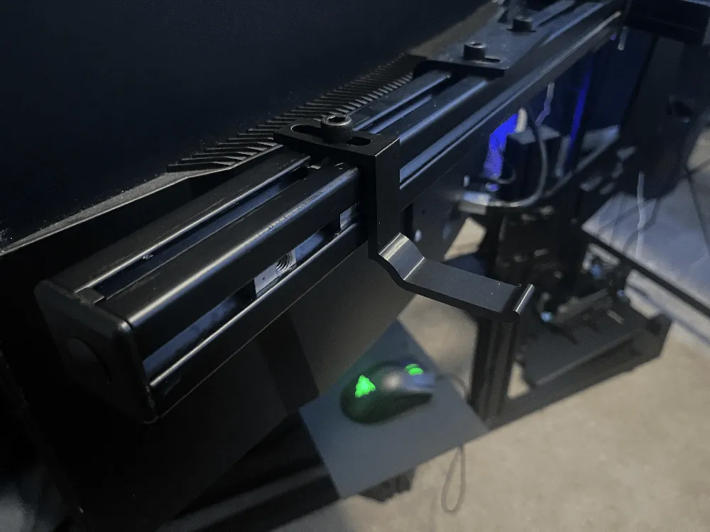 Sim Rig Headphone Holder – Aluminum Profile Mount - Free 3D Print Model ...