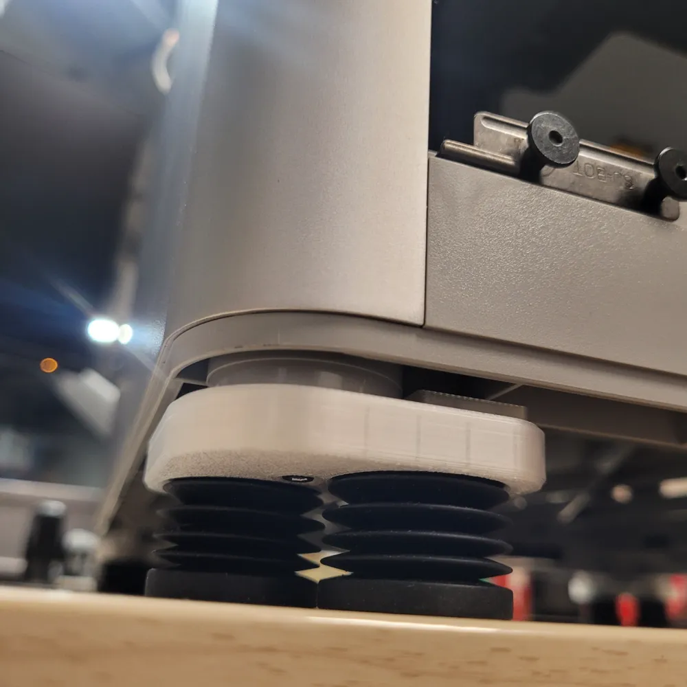 P1S/P1P and X1C ADVANCED ! Double Rubber feet Mod - Free 3D Print Model ...